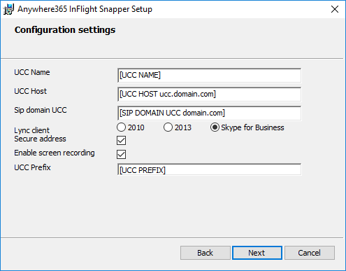 Installation Inflight Snapper - NetTask GmbH
